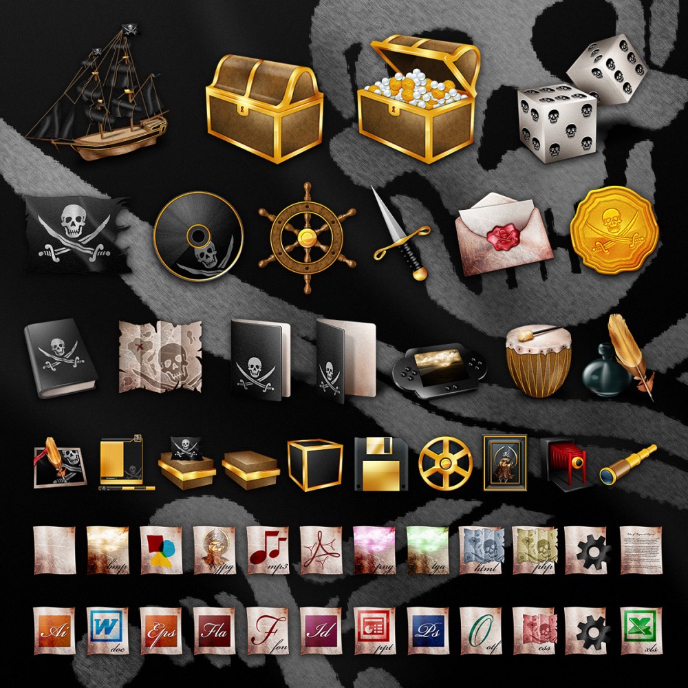 Pirate Icons – PixelPirate